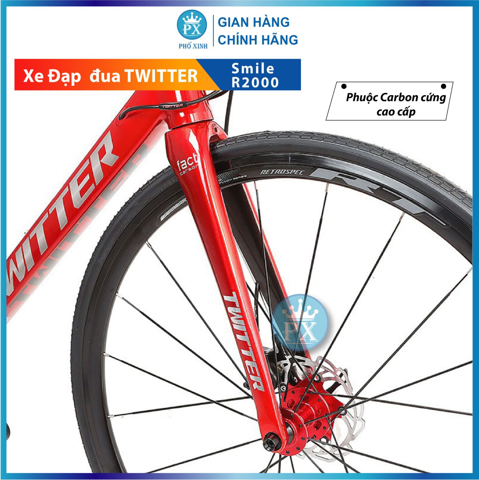 Xe đạp đua đường trường Twitter SMILE – Shimano R2000 thắng đĩa - pit ...