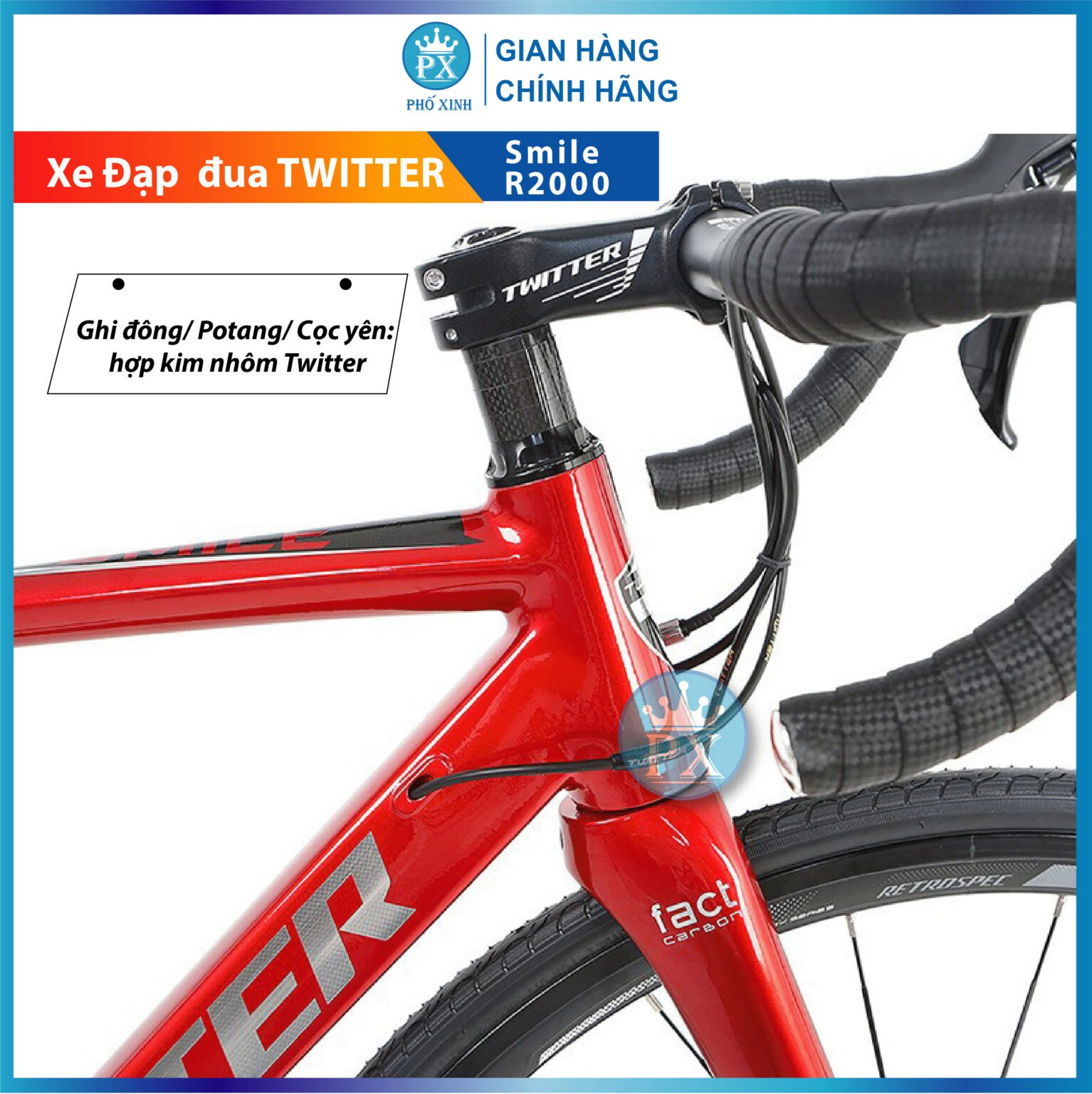 Xe đạp đua đường trường Twitter SMILE – Shimano R2000 thắng đĩa - pit ...